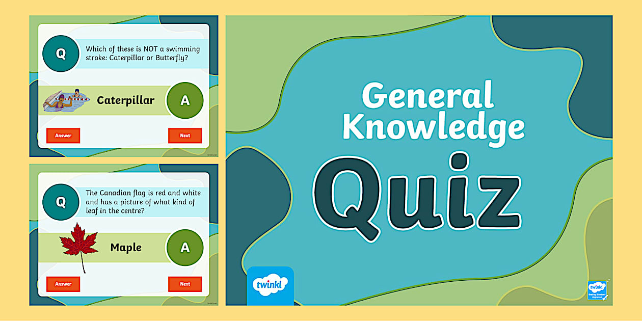 General Knowledge PowerPoint Quiz (teacher made) - Twinkl