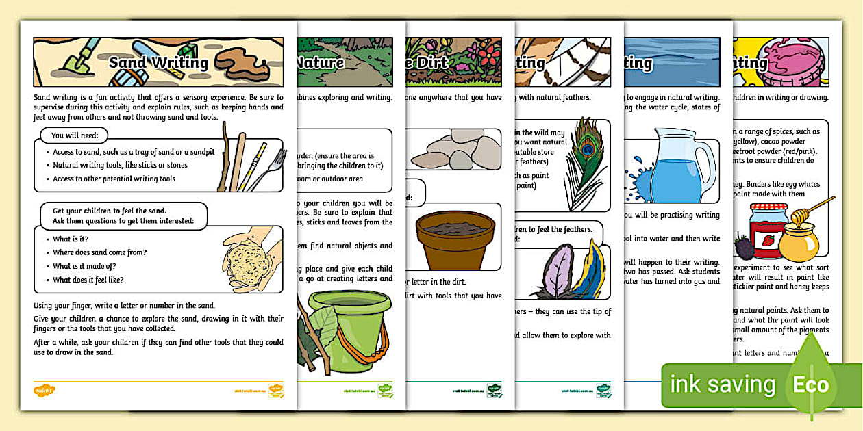 Pre-Writing Activity Ideas (teacher made) - Twinkl