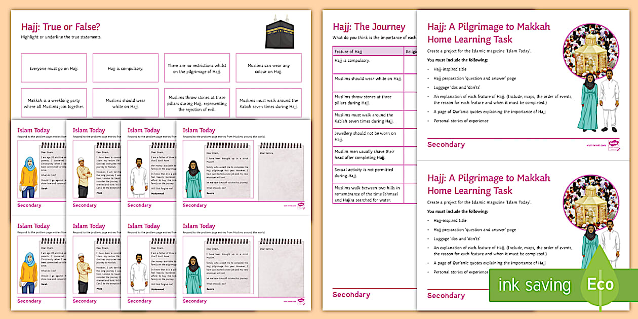 Hajj Activity Pack (teacher made) - Twinkl
