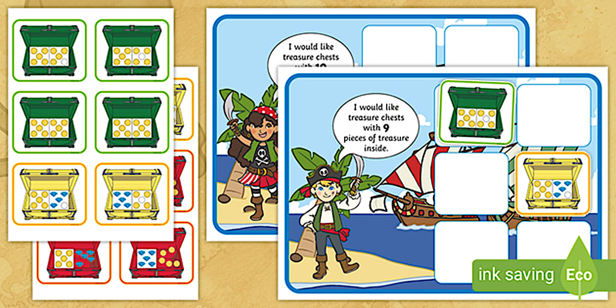 👉 Pirate Counting Game EYFS | Reception Maths Games
