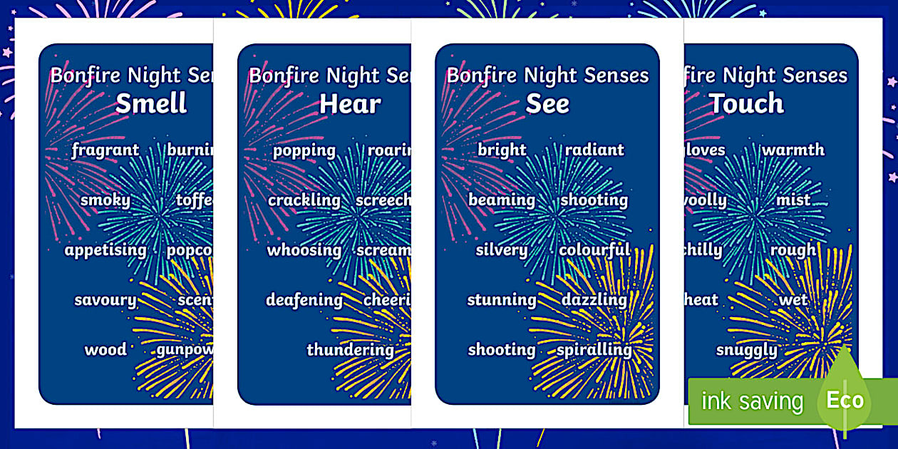 Ikea Tolsby/Fiestad Bonfire Night Senses Words Prompt Frame