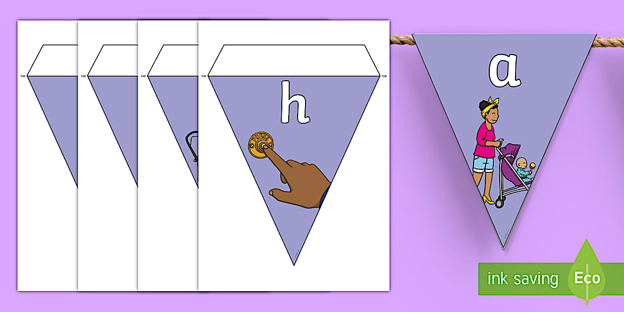 TAS Push and Pull Physical Science Display Bunting - Twinkl