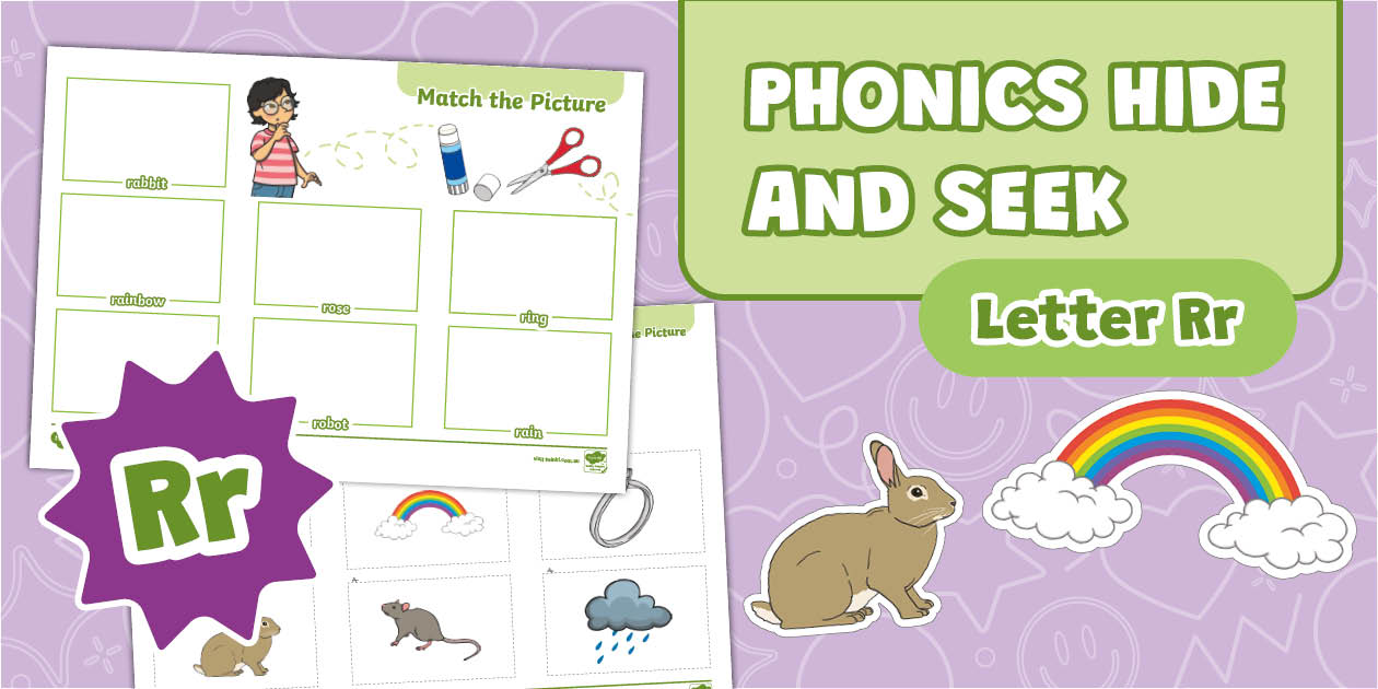 Phonics Hide and Seek - Letter Rr