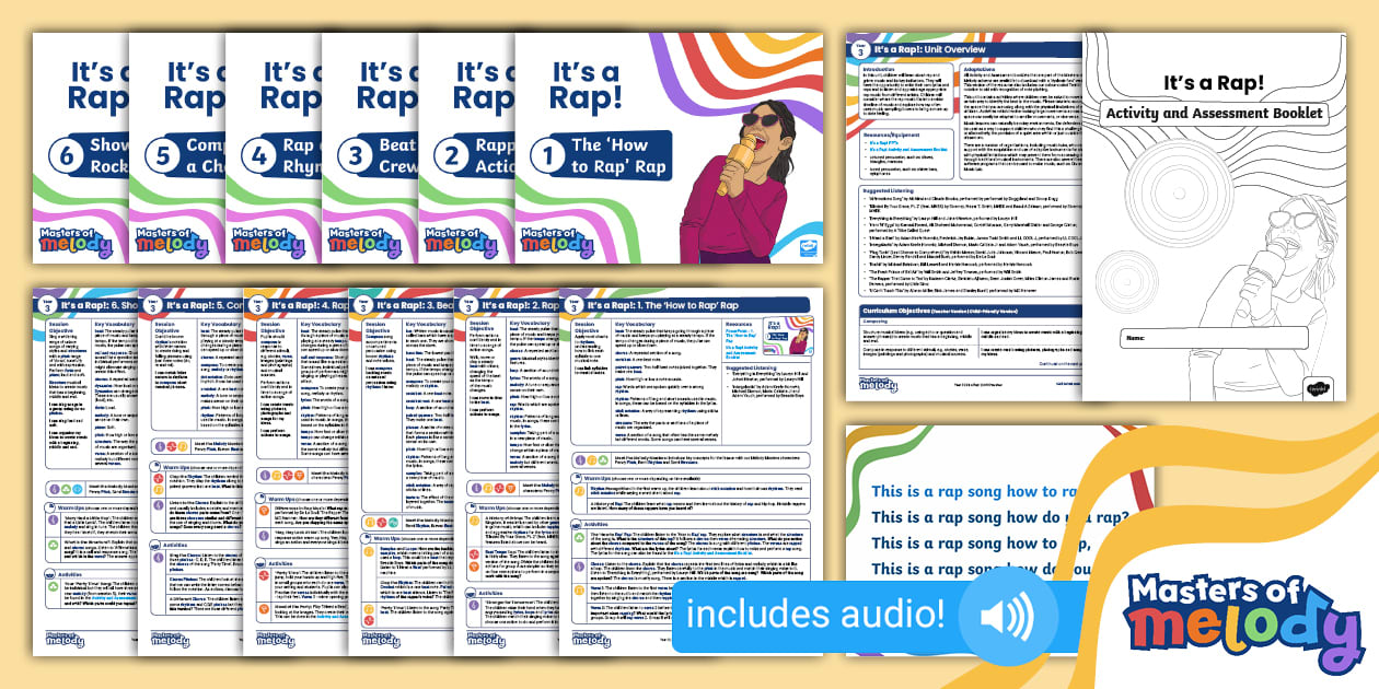 👉 Year 3 It's a Rap! - Unit Pack