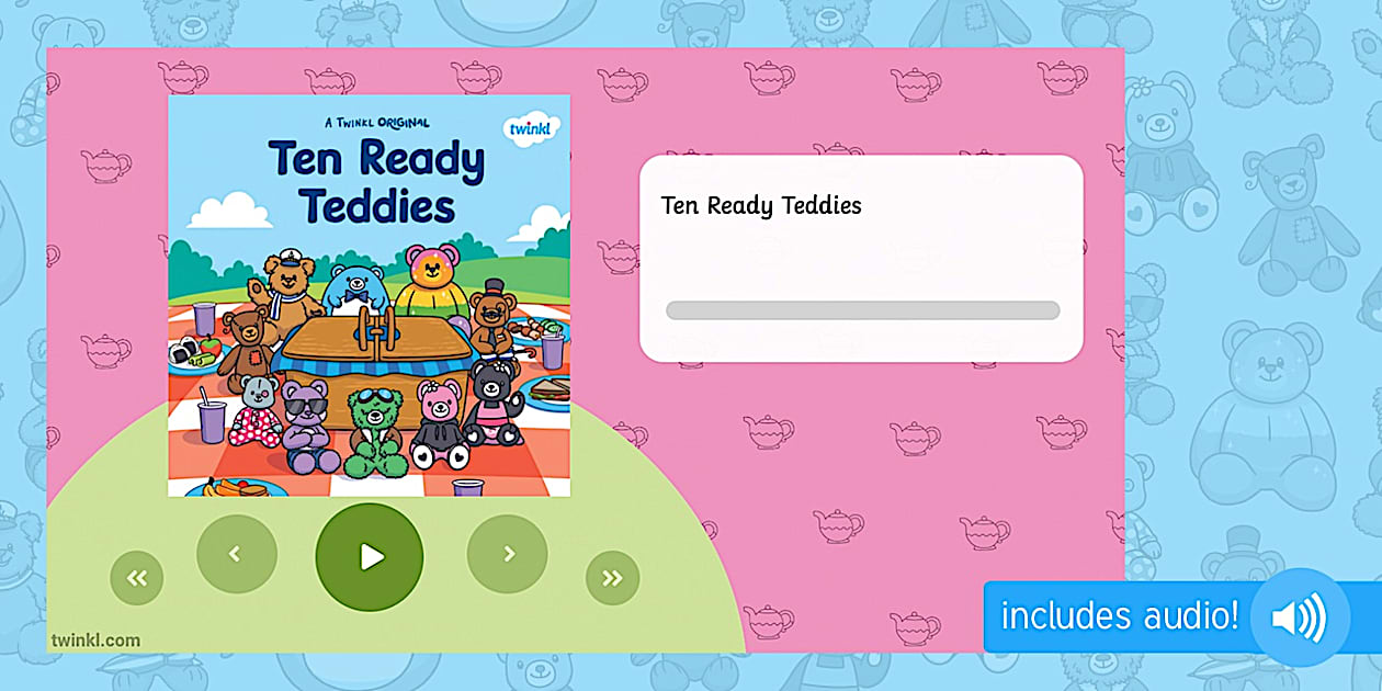 Ten Ready Teddies Listen and Follow (teacher made) - Twinkl