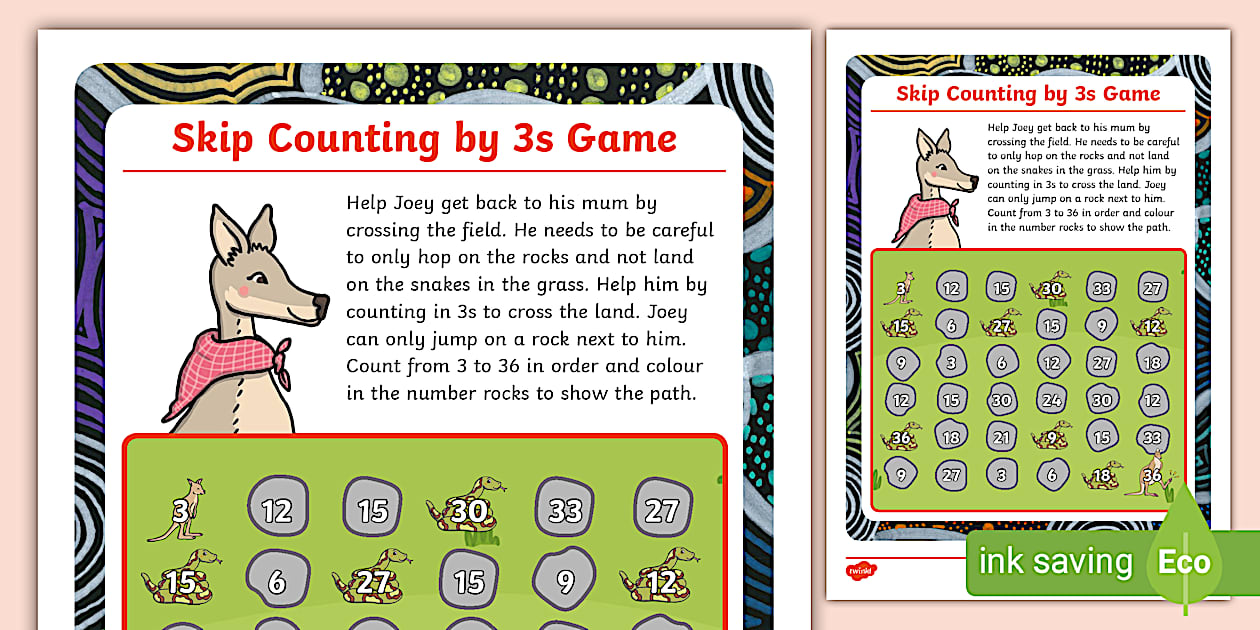 Skip Counting by 3s Game (teacher made) - Twinkl