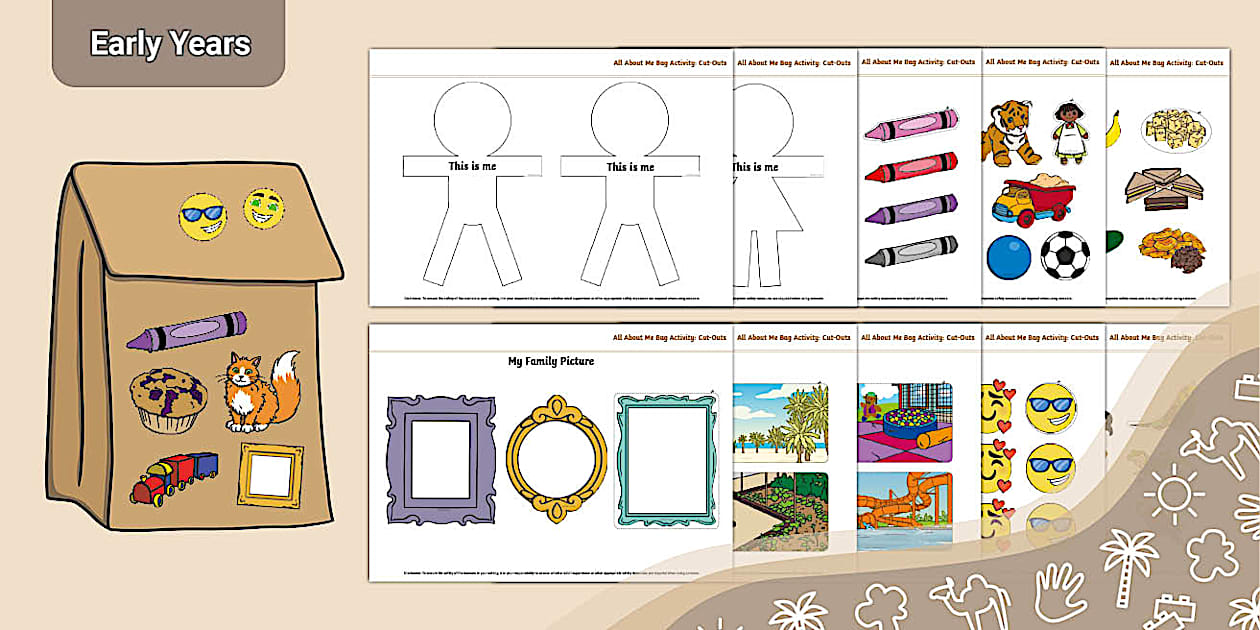 All About Me Bag Activity - Activity Pack