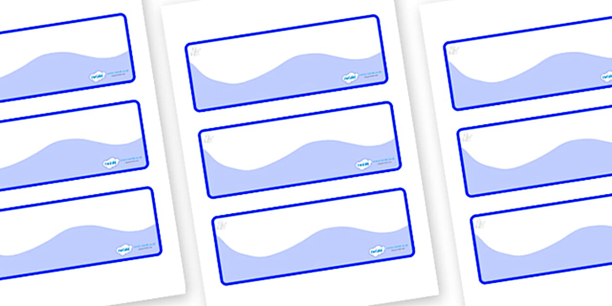 Crystals Themed Editable Drawer-Peg-Name Labels (Colourful)