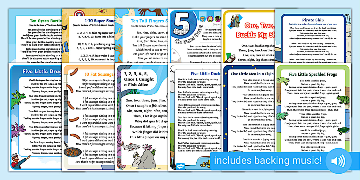 EYFS Counting Nursery Rhymes Resource Pack - Twinkl