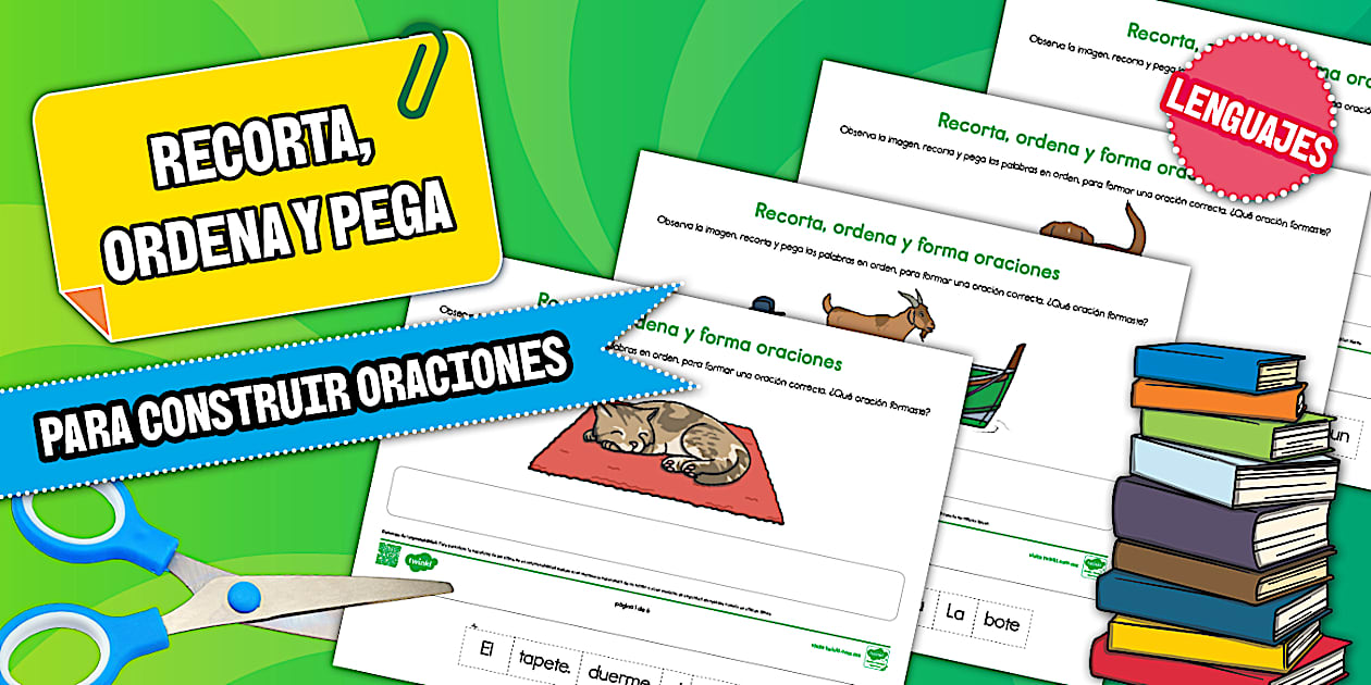 Actividad para ordenar oraciones