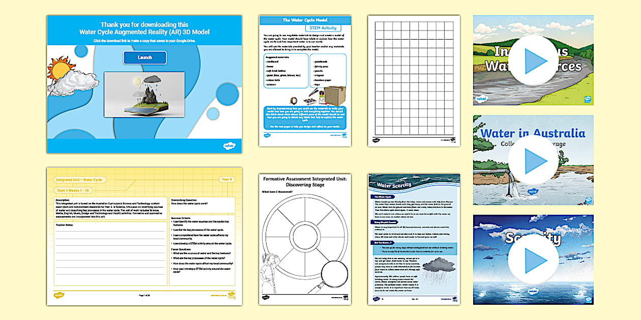 STEM IU Yr 4 Water Cycle Wk 3-4 (teacher made) - Twinkl