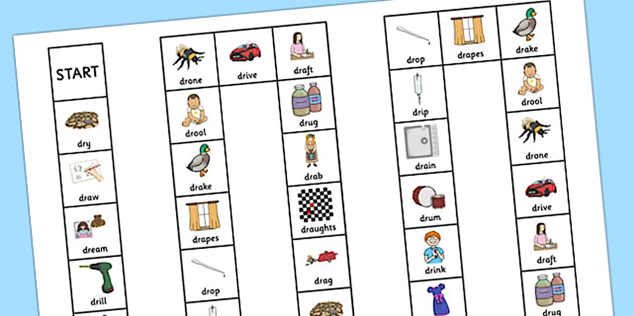 DR Board Game -speech sounds, phonology, articulation, speech therapy ...