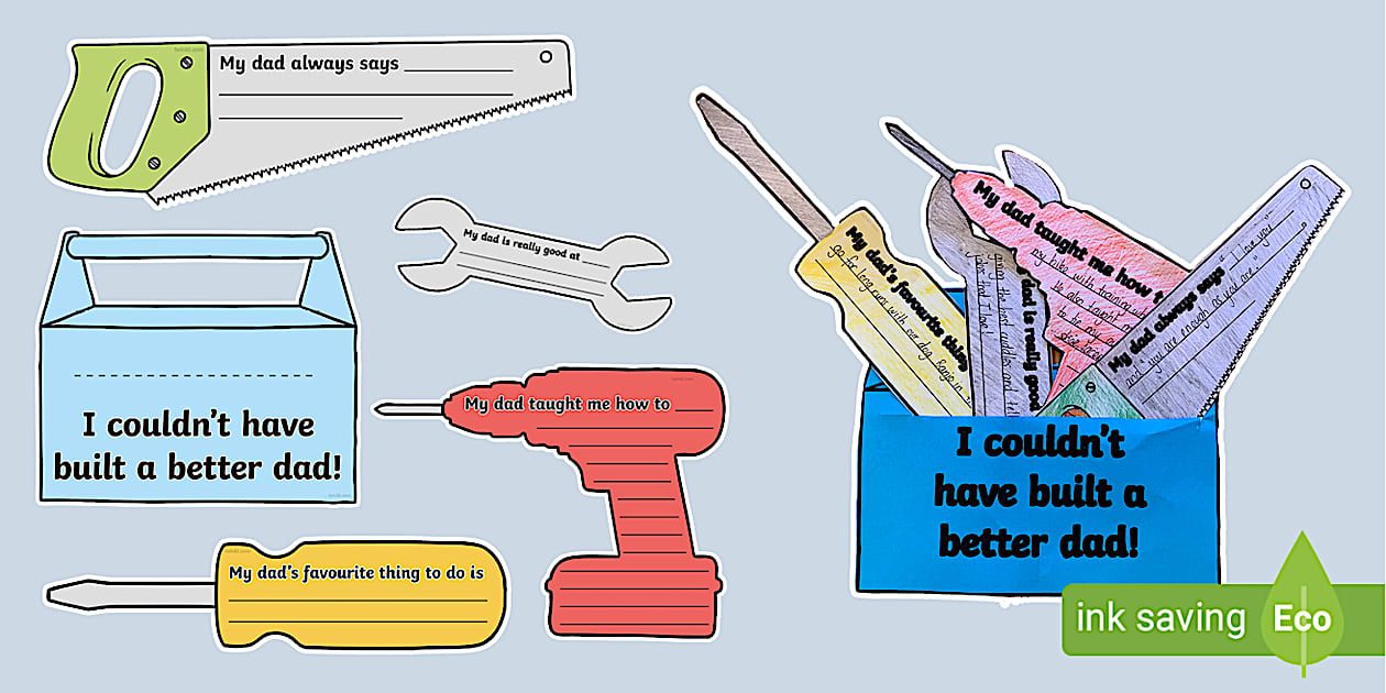 Father’s Day and Special Person Toolbox (teacher made)