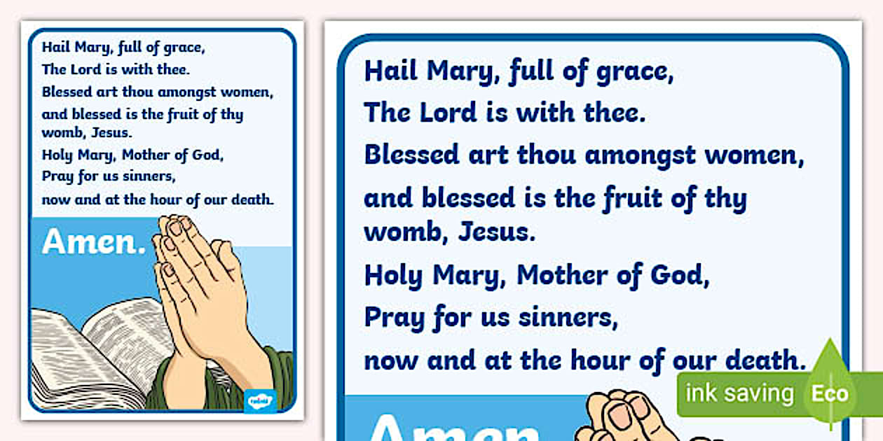 Hail Mary Prayer