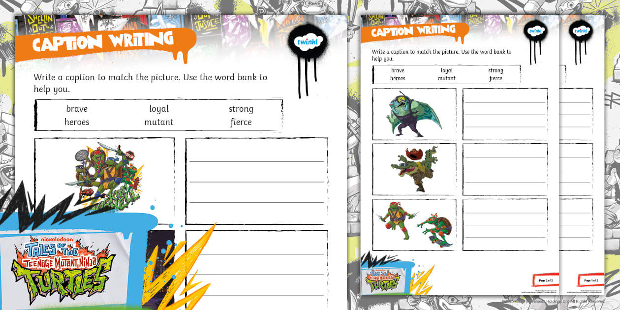 Teenage Mutant Ninja Turtles Writing Activity | Paramount