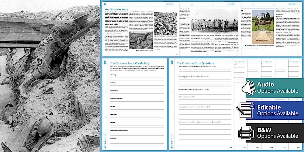 The Christmas Truce | Reading Comprehension | Beyond English