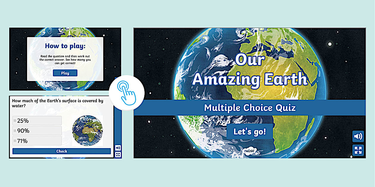 Our Amazing Earth Interactive Quiz (teacher made) - Twinkl
