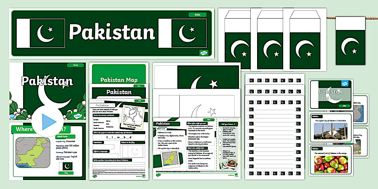 KS1 Pakistan Resource Pack (teacher made) - Twinkl
