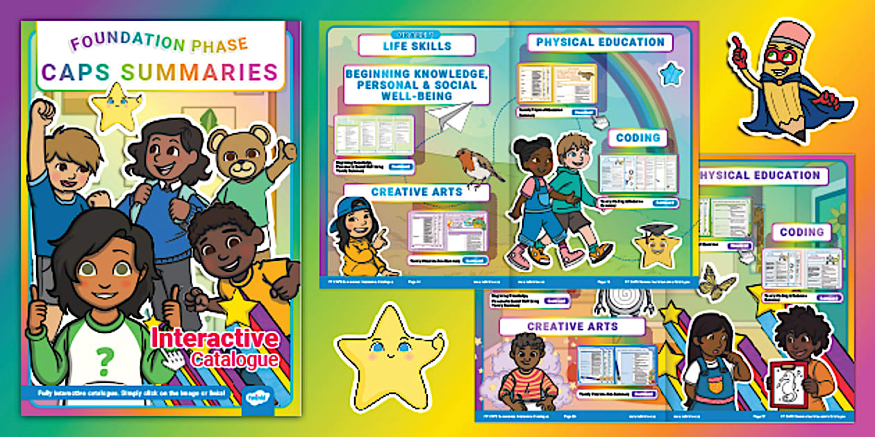 FREE! - Foundation Phase CAPS Summaries Interactive Catalogue