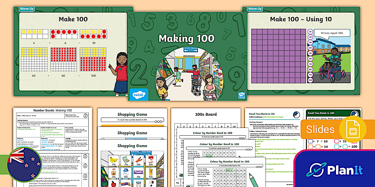 Number Structure: Number Bonds (Making 100) Lesson 1