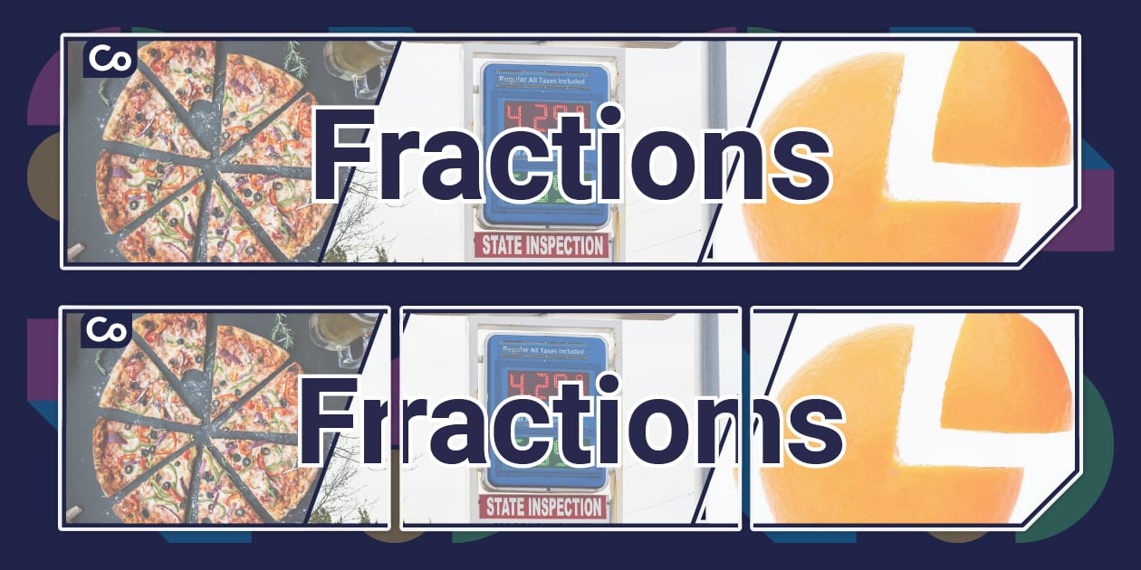Fractions Display Banner (Lehrer gemacht) - Twinkl