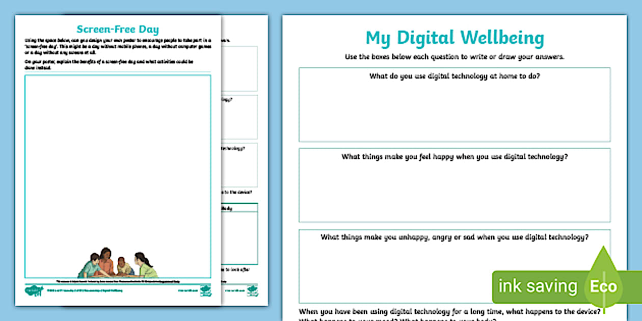 PSHE: LKS2 Digital Wellbeing - Home Learning Tasks - Twinkl