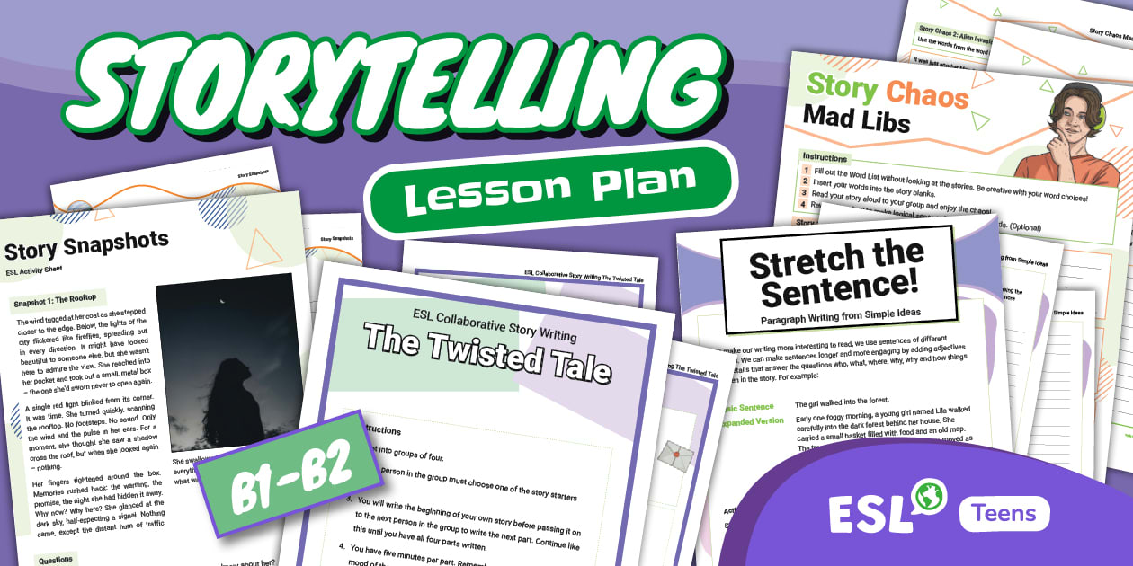 Creative Writing Lesson for Teens