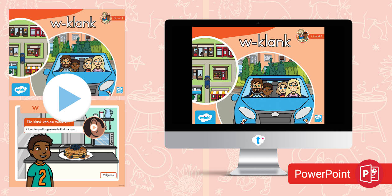 Graad 1 Klanke Lesaanbieding w (teacher made) - Twinkl