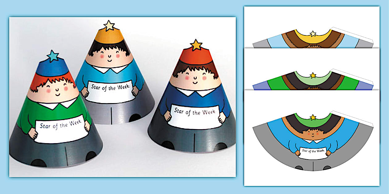 Star of the week Cone Boys (Teacher-Made) - Twinkl