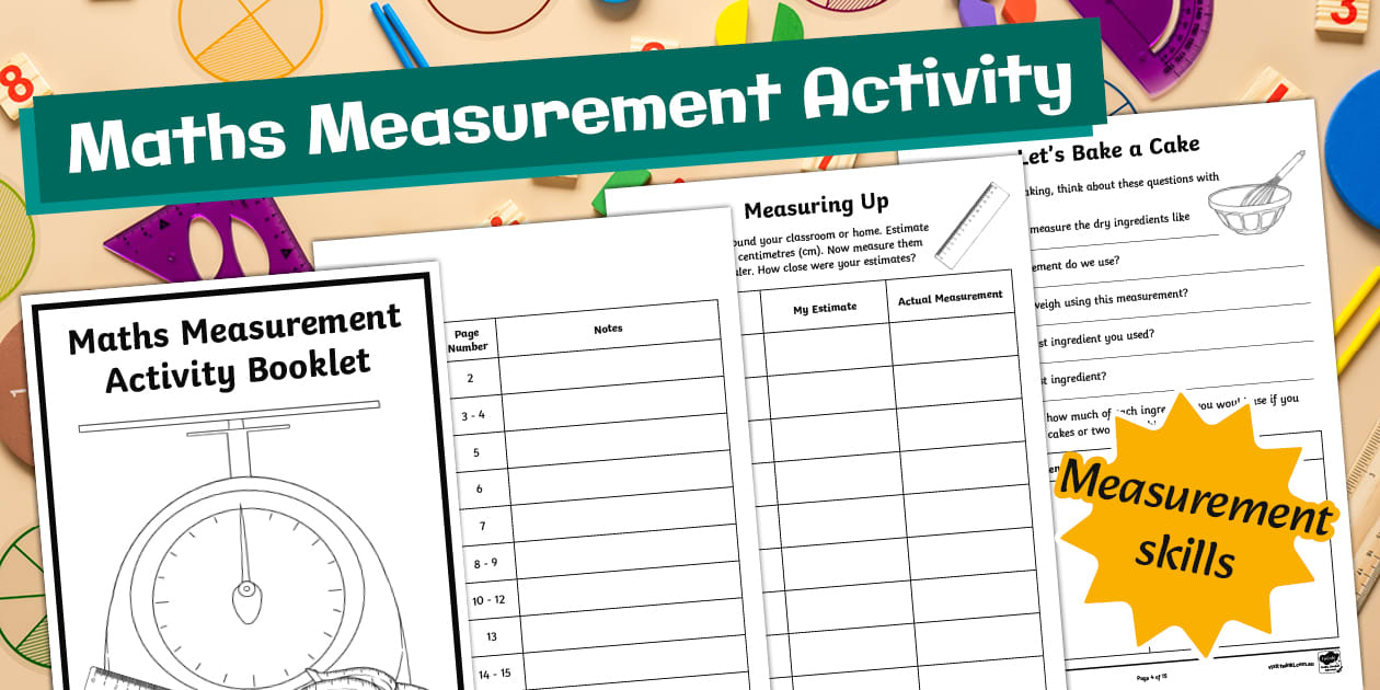 Maths Measurement Activity Booklet