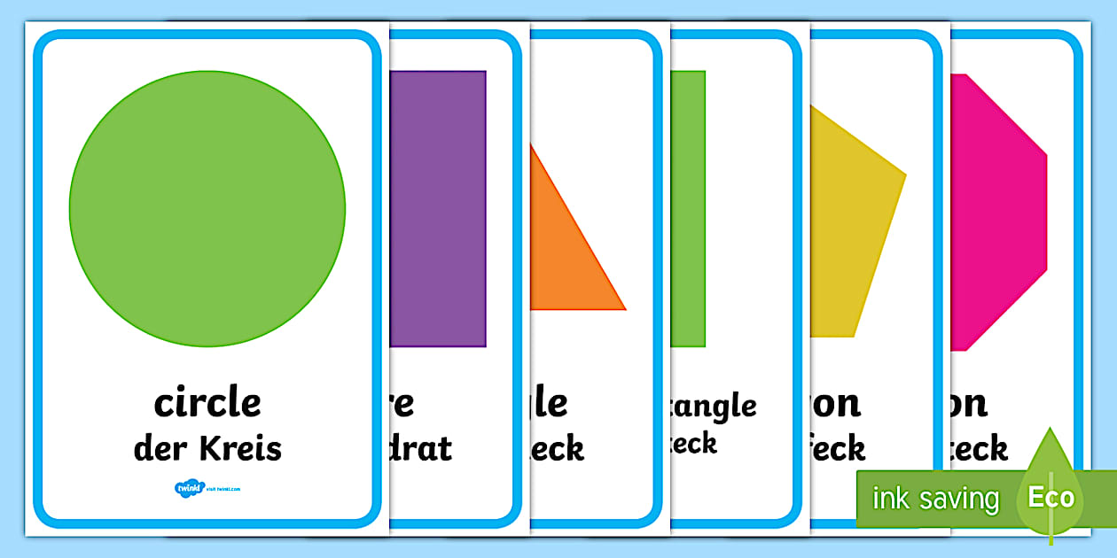 2D Shape Display Posters - Twinkl