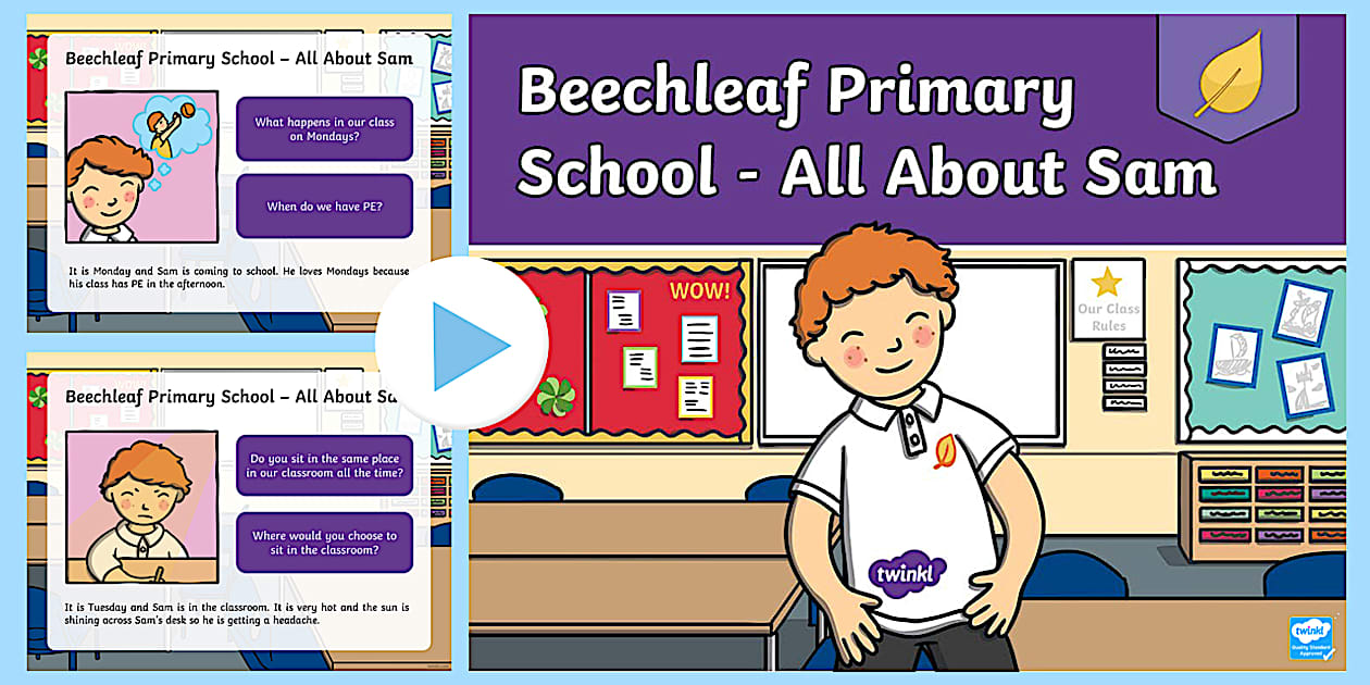 KS1 Beechleaf Story Strips: Sam - PowerPoint - Twinkl