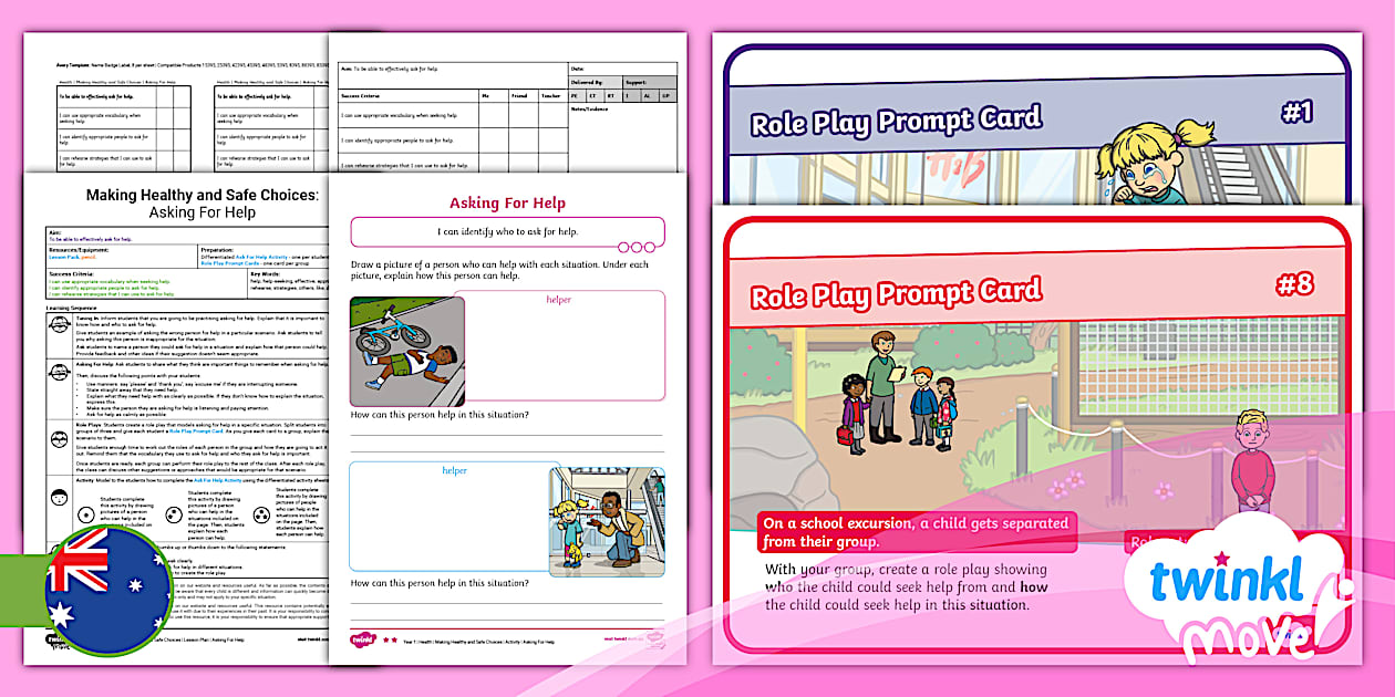 Year 1 Health Making Healthy and Safe Choices Lesson Pack 2