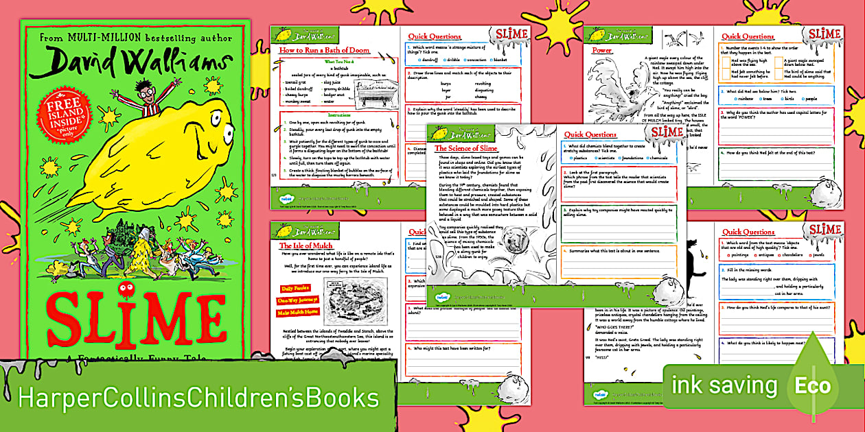 FREE! - Slime | Reading Comprehension Pack | KS2 Resources