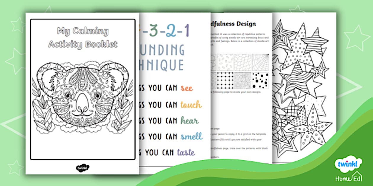 My Calming Activity Booklet (Teacher-Made) - Twinkl