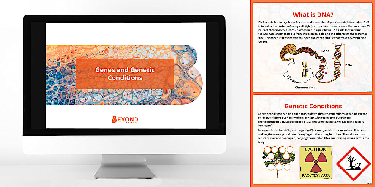 Genes and Genetic Conditions PowerPoint (teacher made)