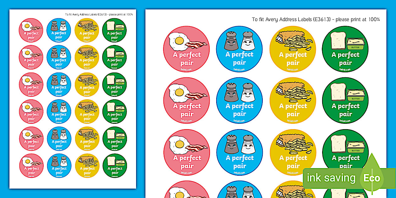 A Perfect Pair Sticker Page