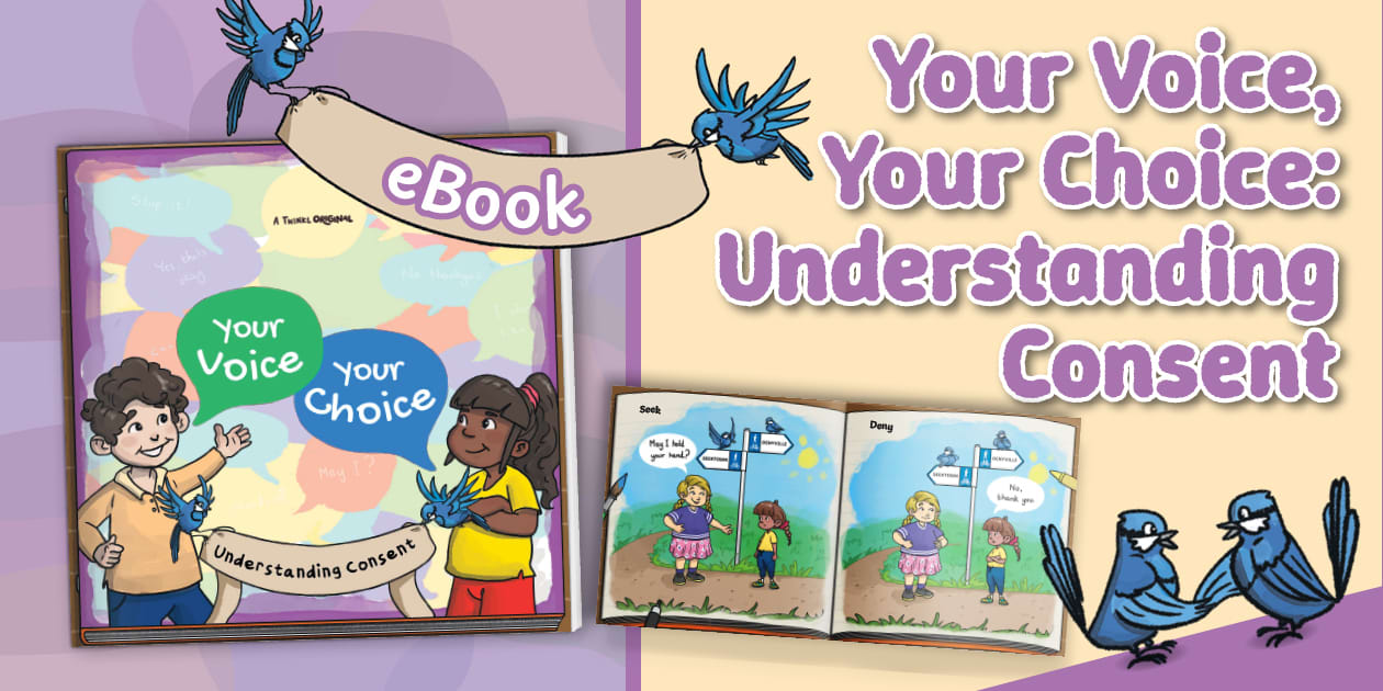 Understanding Consent eBook For Kids - F-2 - Twinkl