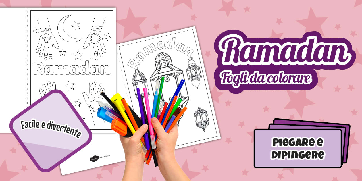 Fogli da colorare sul Ramadan
