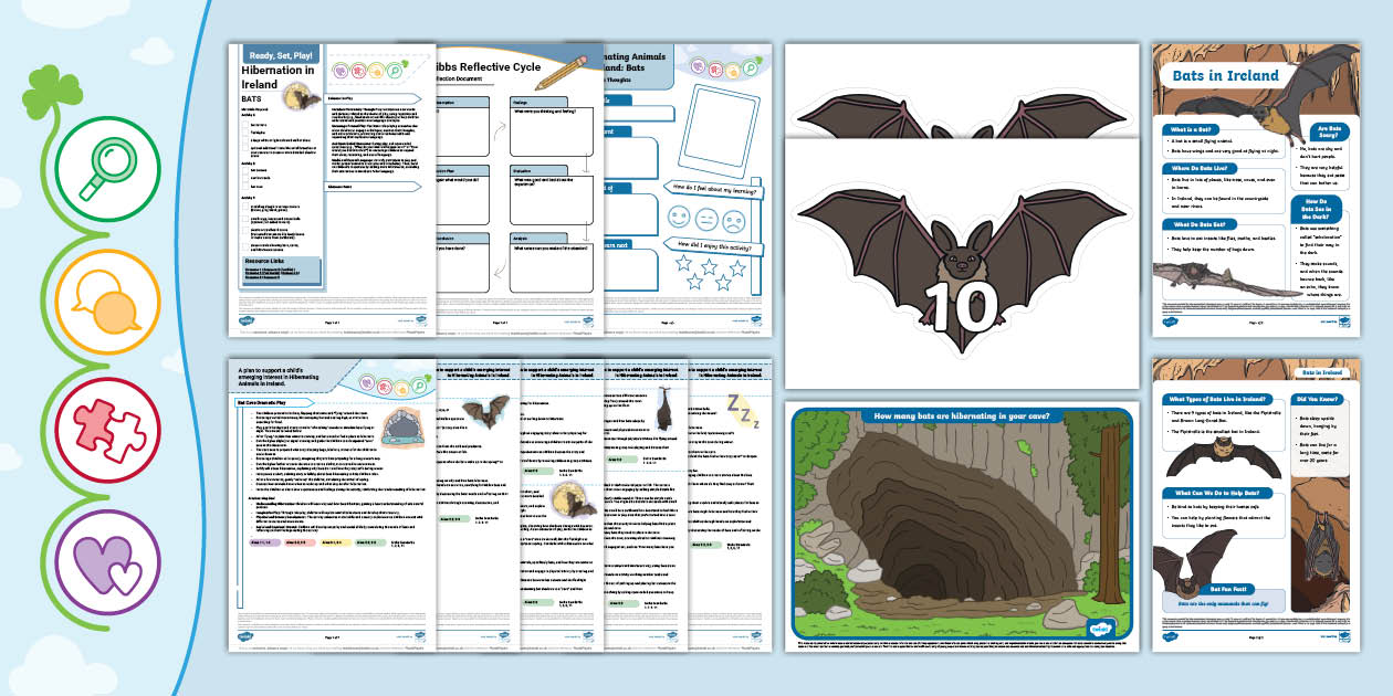 Winter Hibernation in Ireland- Bats Plan and Play Pack