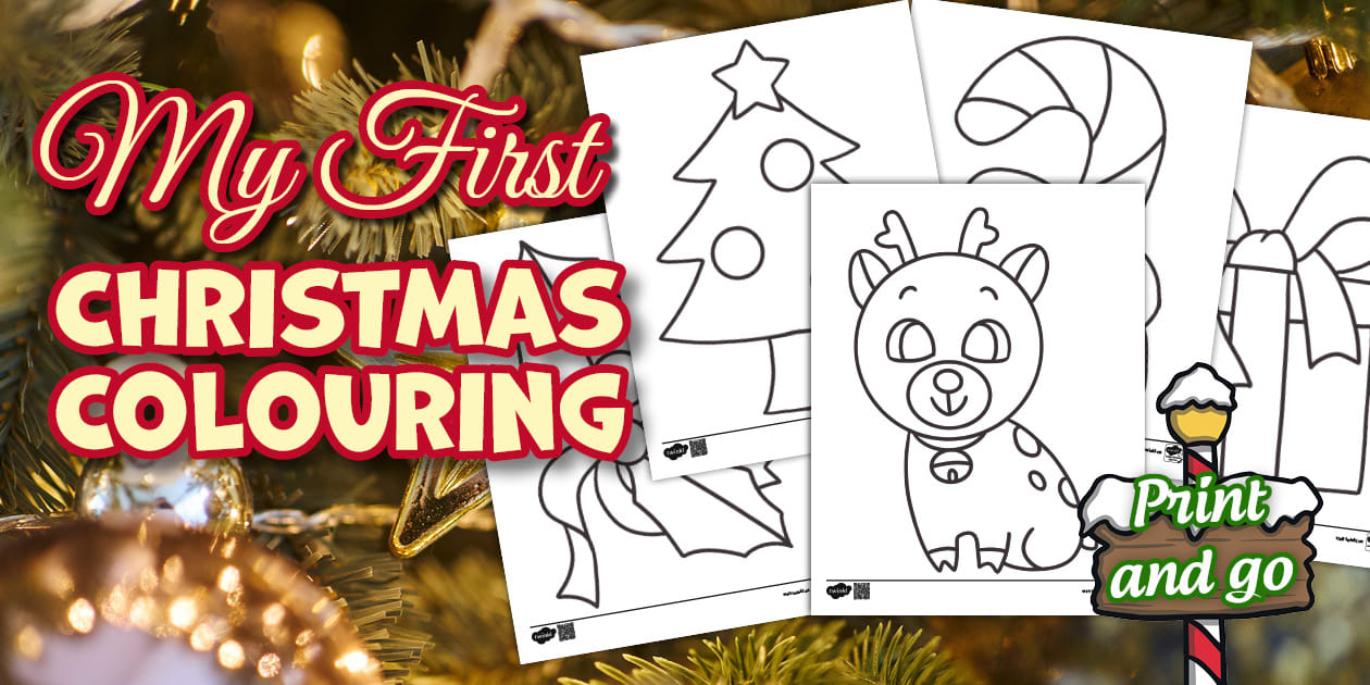 My First Christmas Colouring Pack
