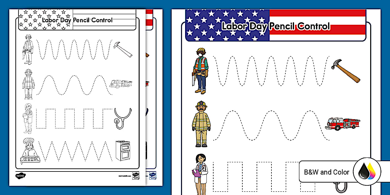 Labor Day Worksheet | Labor Day Resource | Twinkl USA