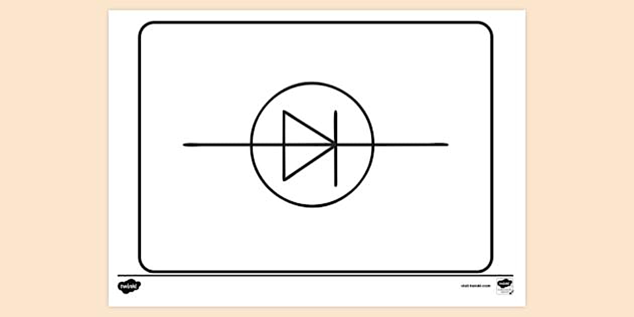 LED Symbol Colouring Sheet | Colouring Sheets (teacher made)