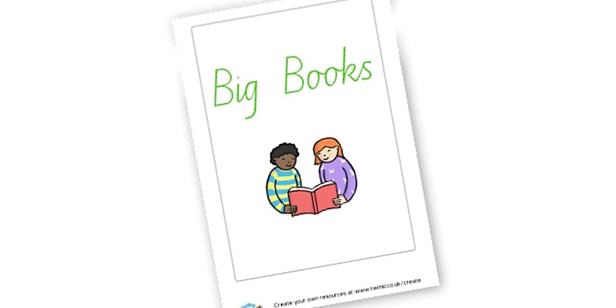 Big Books Label | Classroom Management and Organisation