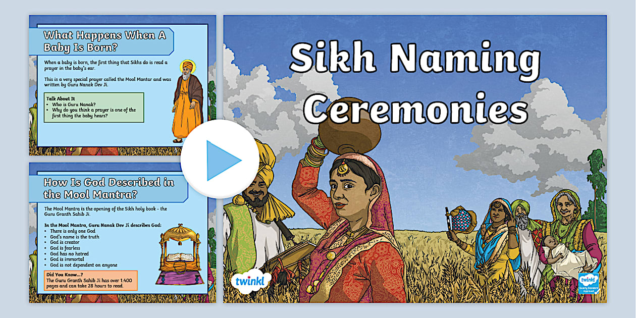 KS2 Sikh Naming Ceremony PowerPoint (teacher made) - Twinkl