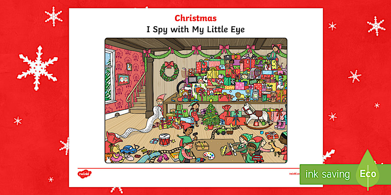 Santa’s Workshop ‘I Spy’ Activity - Christmas - Parents