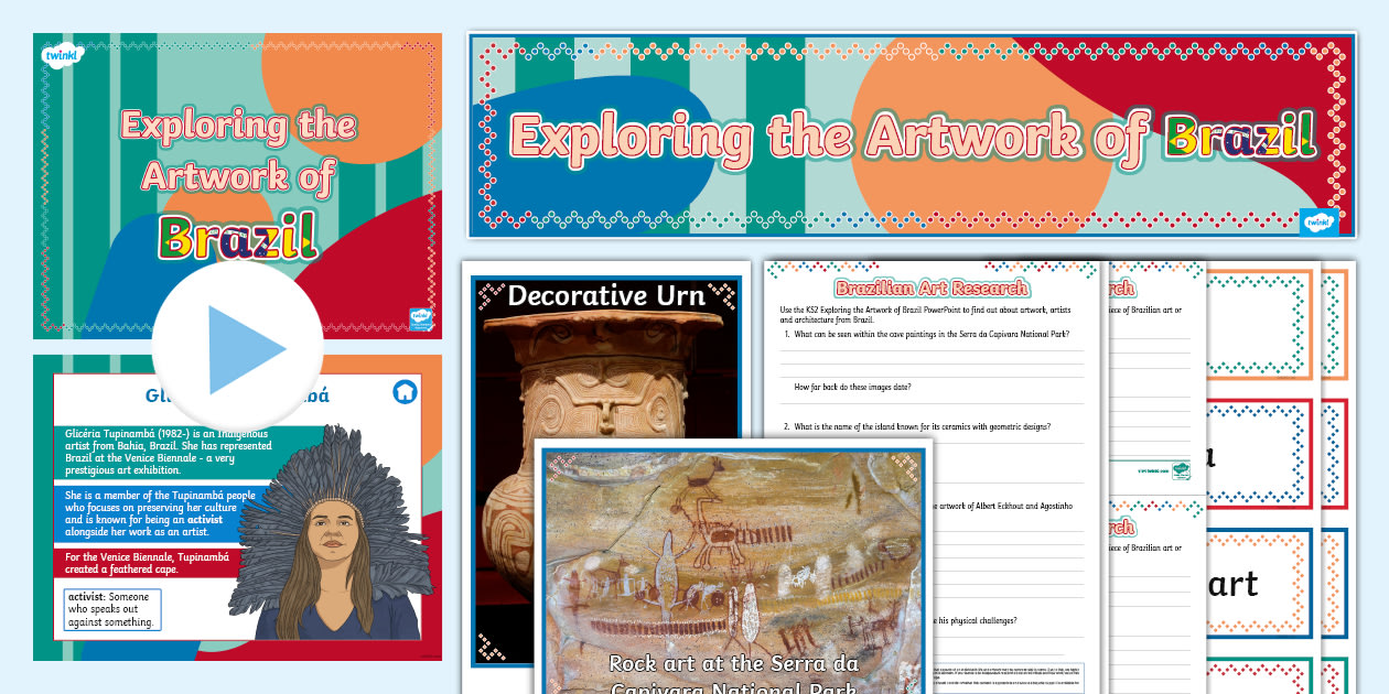 KS2 Exploring the Artwork of Brazil Resource Pack - Twinkl