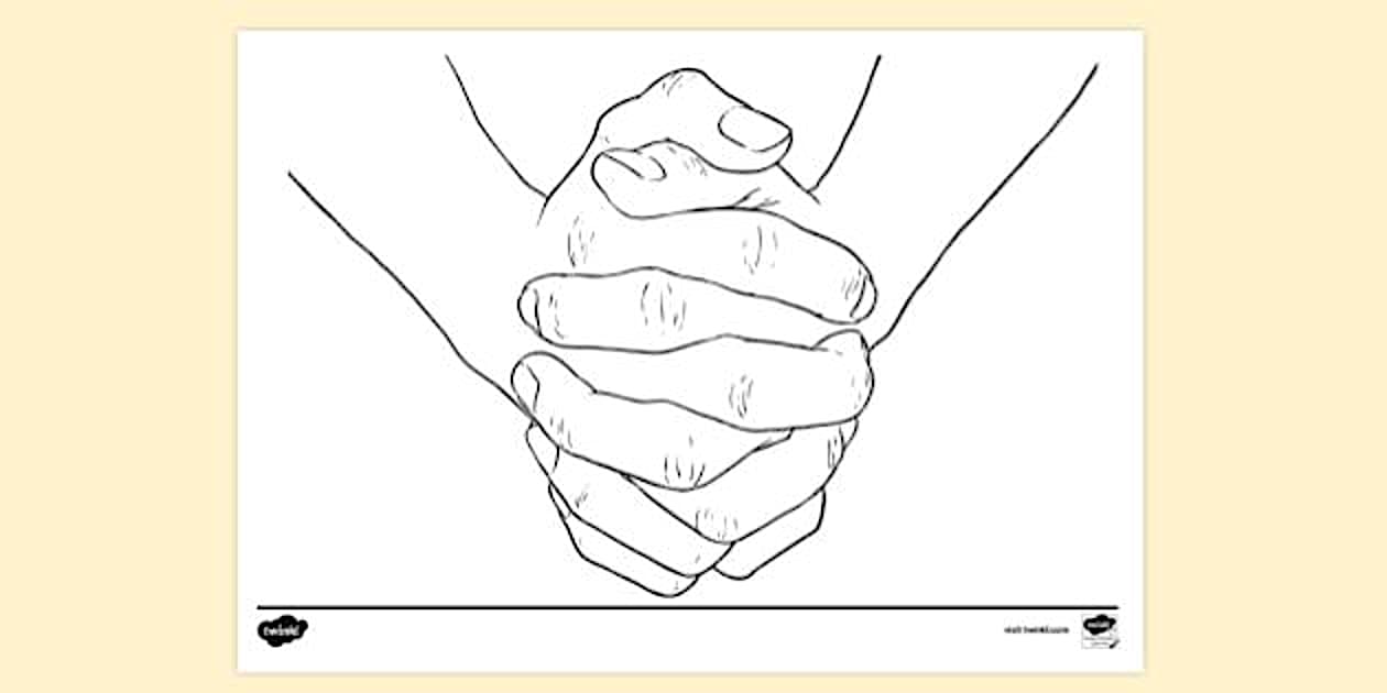 Finger Wrestling Colouring | Colouring Sheets (teacher made)