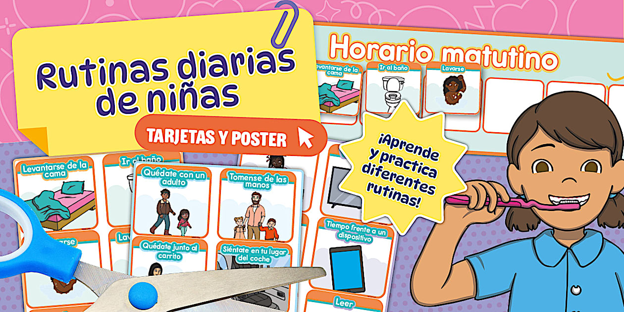 Rutinas diarias de niñas