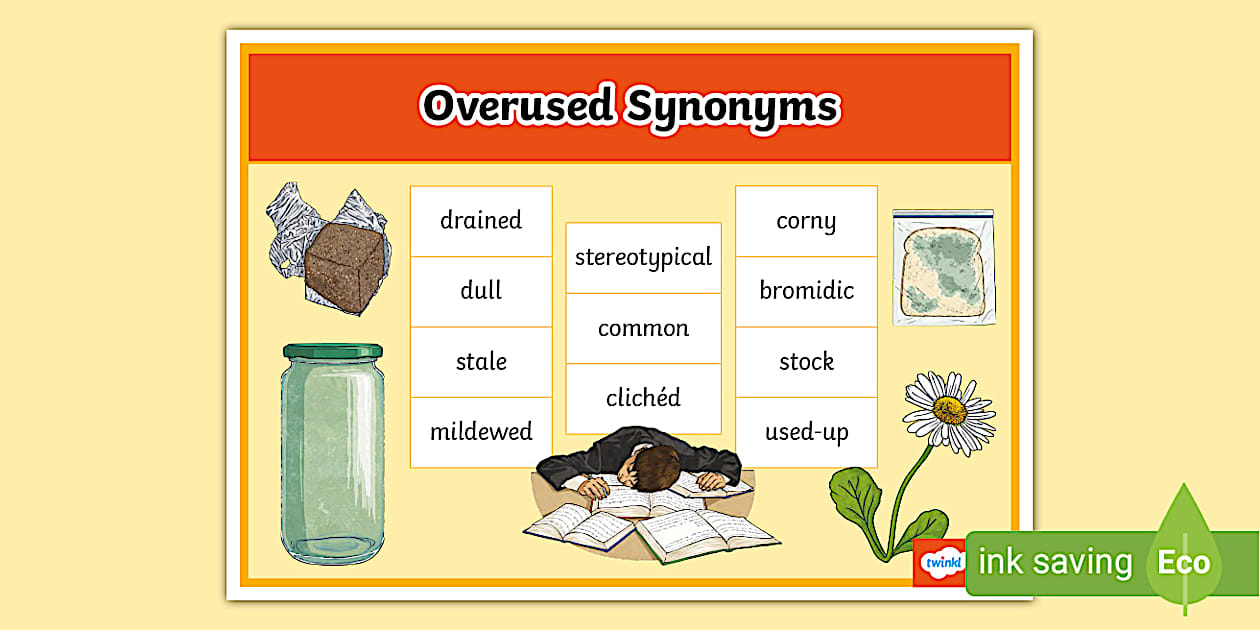 Overused Synonyms Word Mat (teacher made) - Twinkl